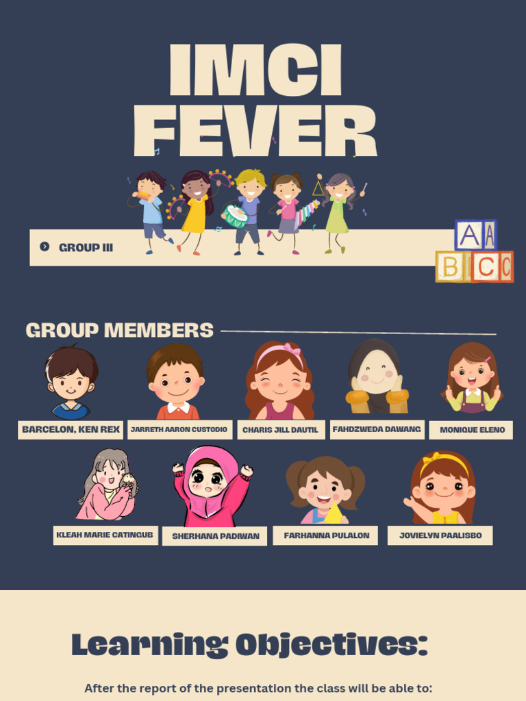 Group 3f Imci Fever | PDF