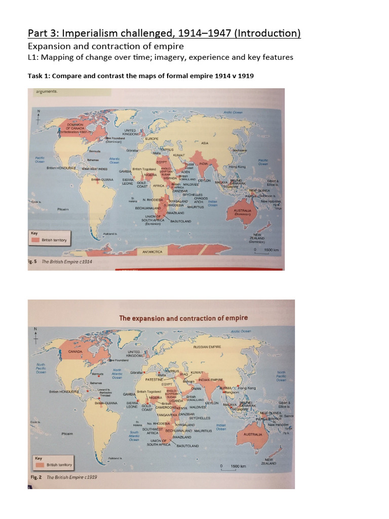 An Introduction To WWI and White Settlers | PDF | World War I | Dominion