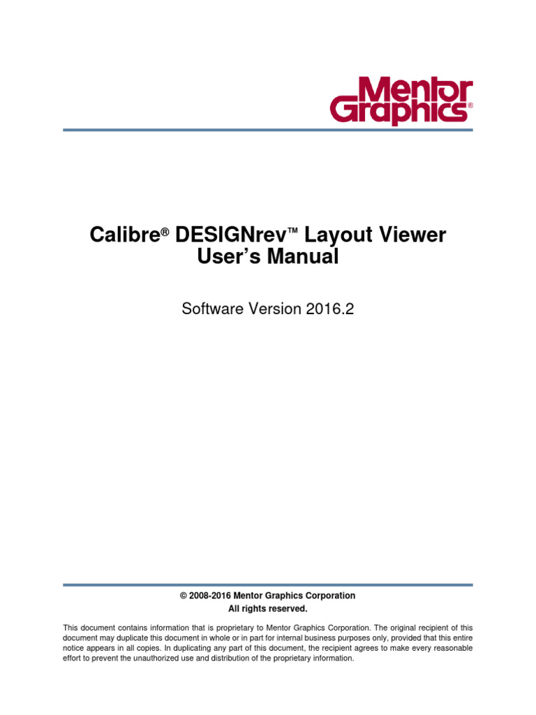 Calbr DRV User | PDF