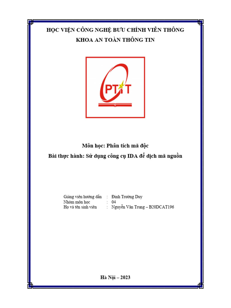 S D NG Công C IDA | PDF