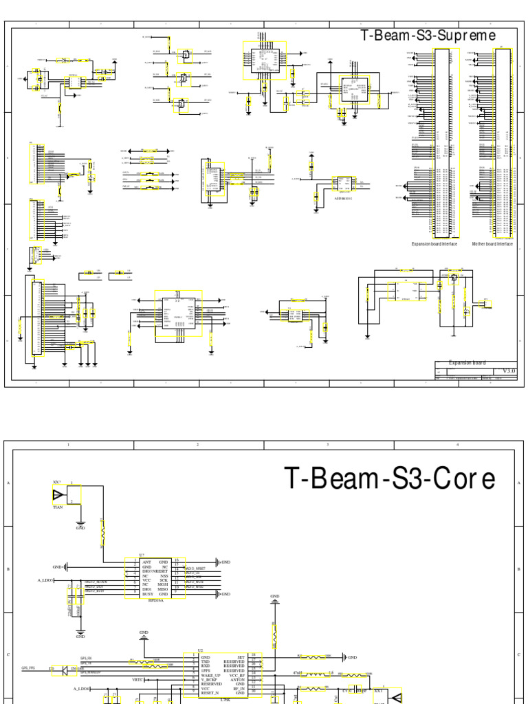 LilyGo TBeam S3 Core V3.0 | PDF