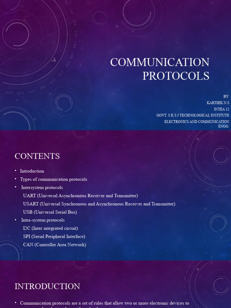 Communication Protocols | PDF | Usb | Duplex (Telecommunications)