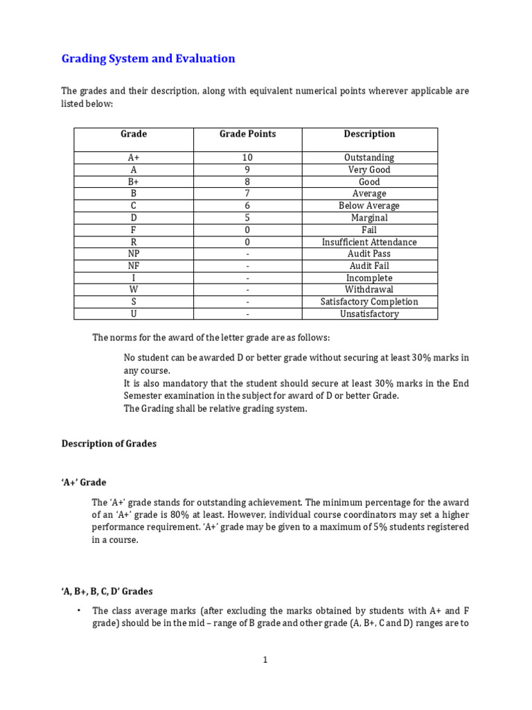 Grading System Evaluation | PDF | Academic Term | Laboratories