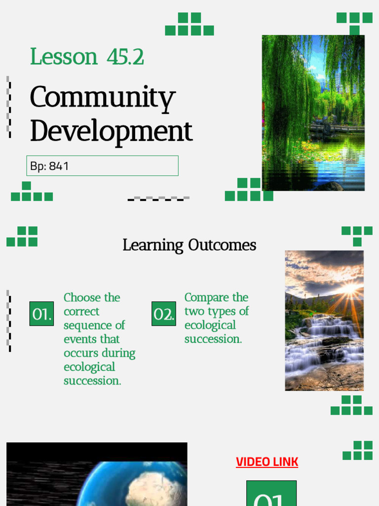 Lesson 45.2_ Community Development | PDF | Ecology | Community Ecology