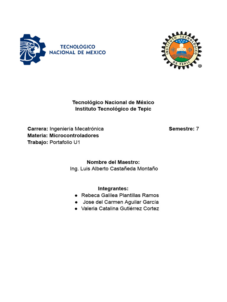 Portafolio 1 - Micros | PDF