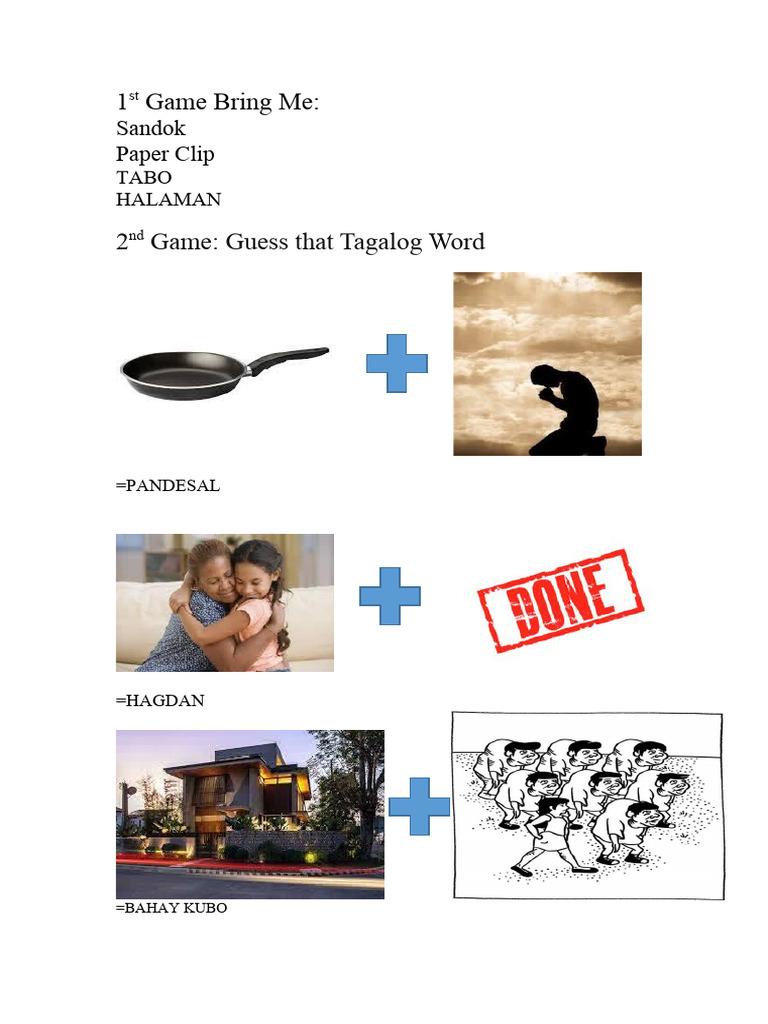 E Kamustahan GAME | PDF