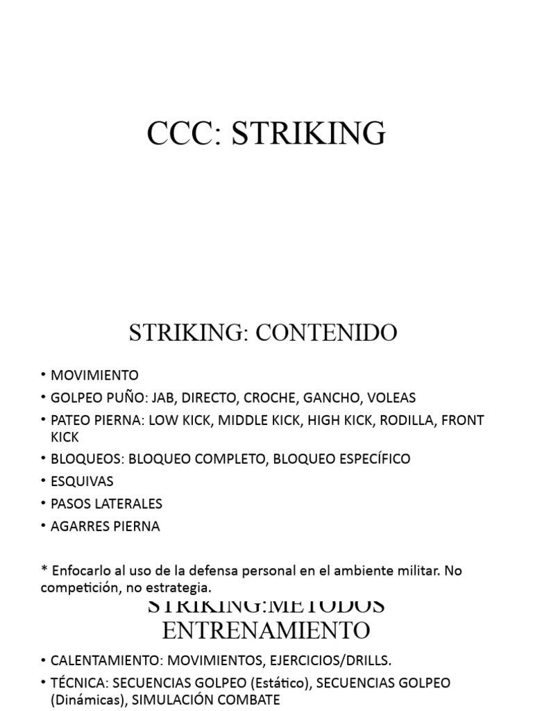 Striking | PDF
