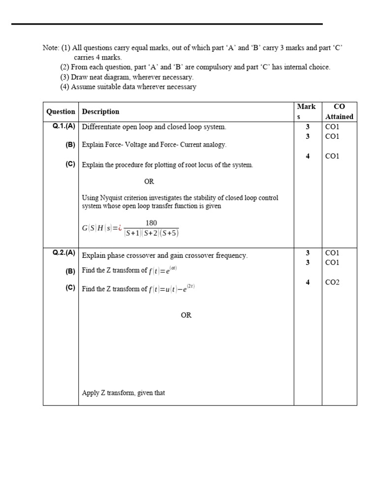 Advance control MST 2PAPER - | PDF