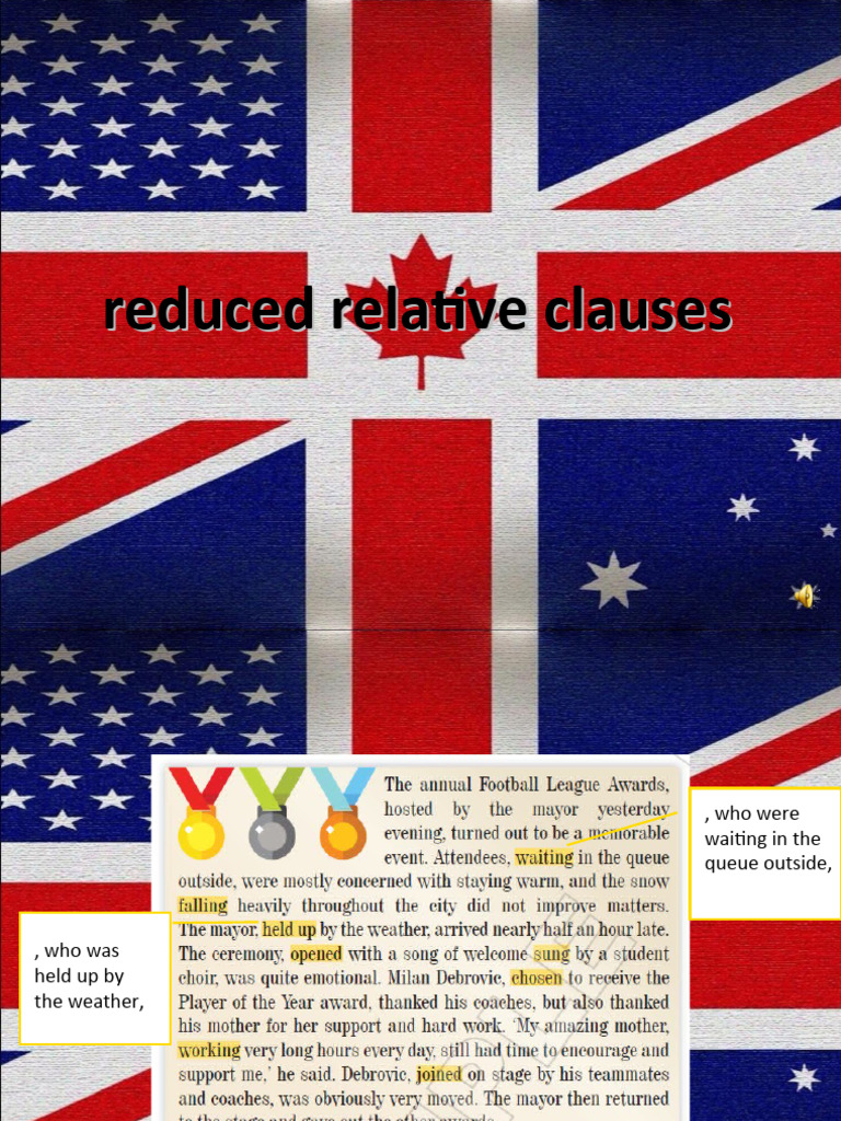 Reduced Relative Clauses | PDF | Foreign Language Studies