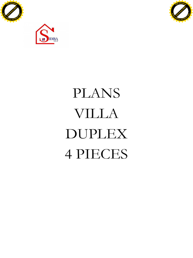 Plans 04 Pieces Duplex | PDF