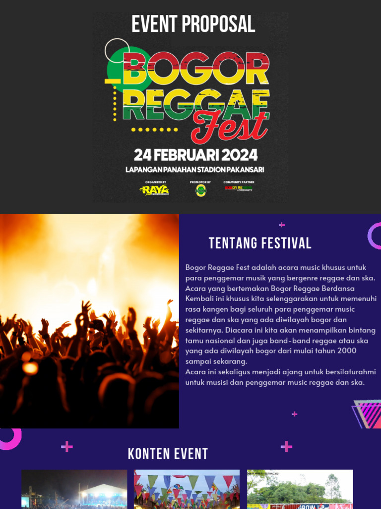 Proposal Bogor Reggae Fest | PDF