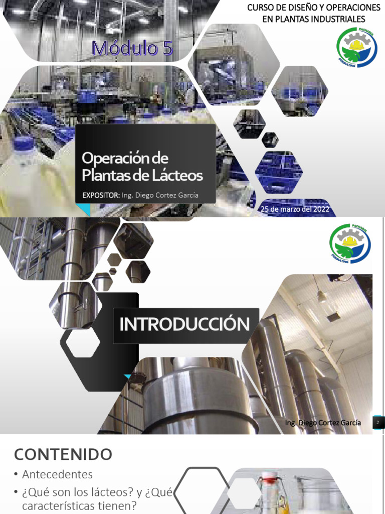 Operaciones de Plantas de Lácteos | PDF