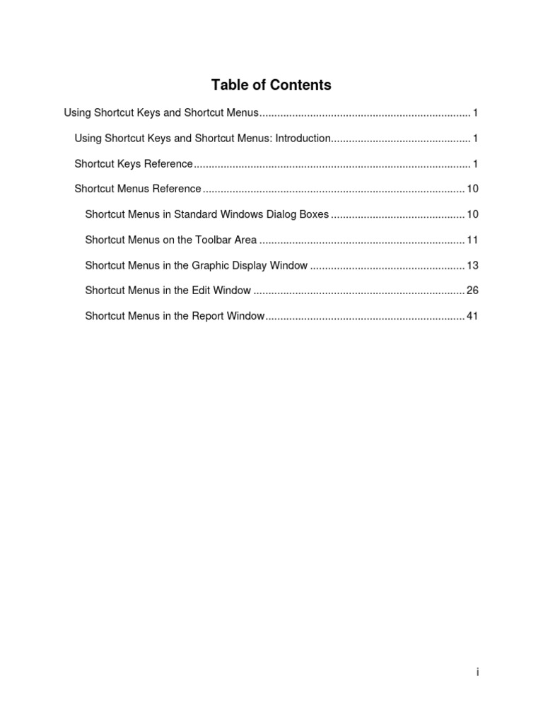 36 - Using Shortcut Keys and Shortcut Menus | PDF | Menu (Computing ...