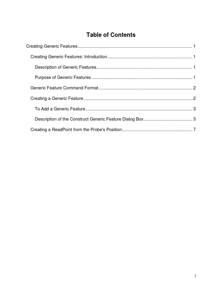 15_Creating Generic Features | PDF