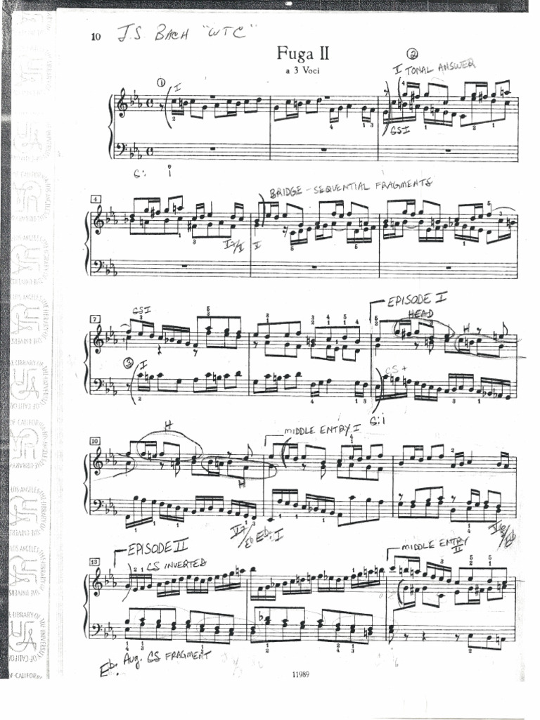 Bach Fugues | PDF