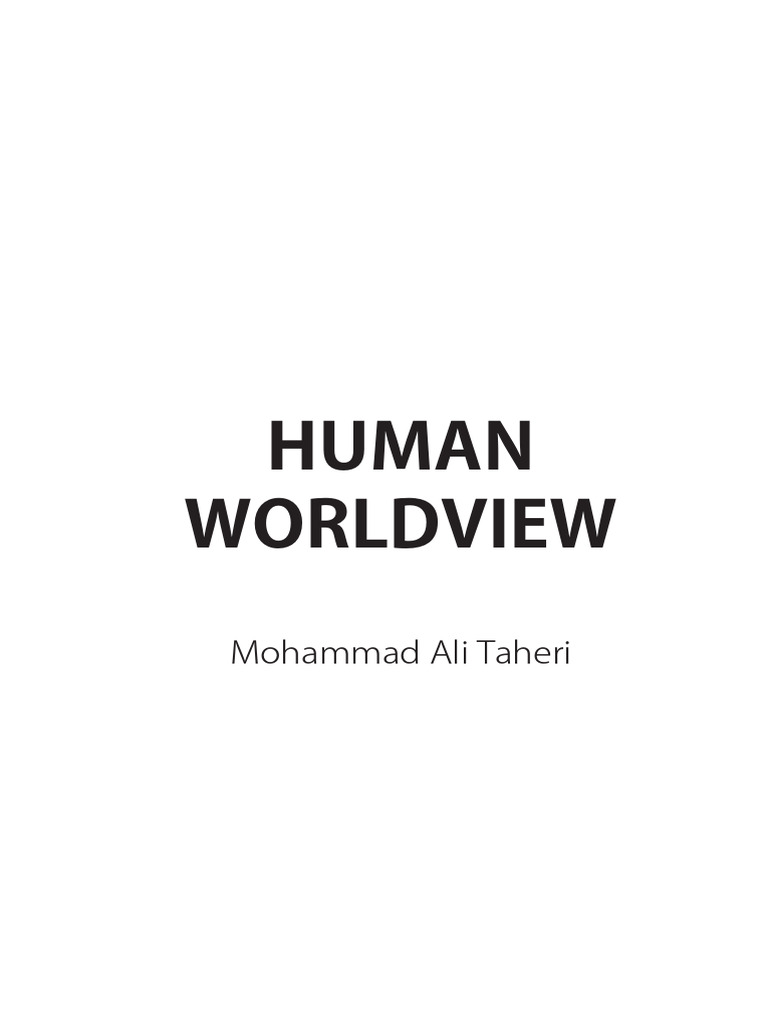 The Human Worldview | PDF