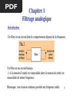 Étude des filtres passifs et actifs | PDF | Filtre (électronique) | Filtre passe-bas