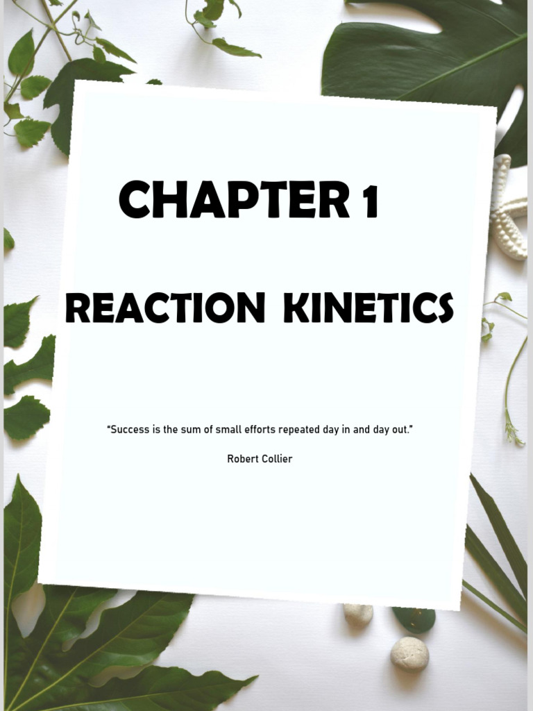 Reaction Kinetics | PDF | Reaction Rate | Activation Energy Reaction Kinetics | PDF | Reaction Rate | Activation Energy