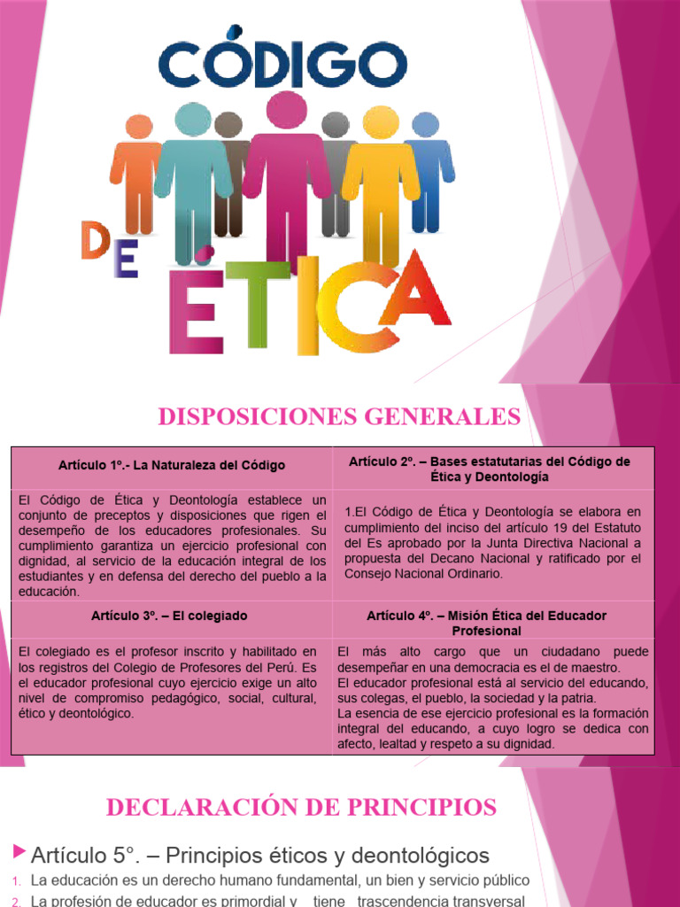 Codigo de Etica | PDF | Crecimiento personal y profesional
