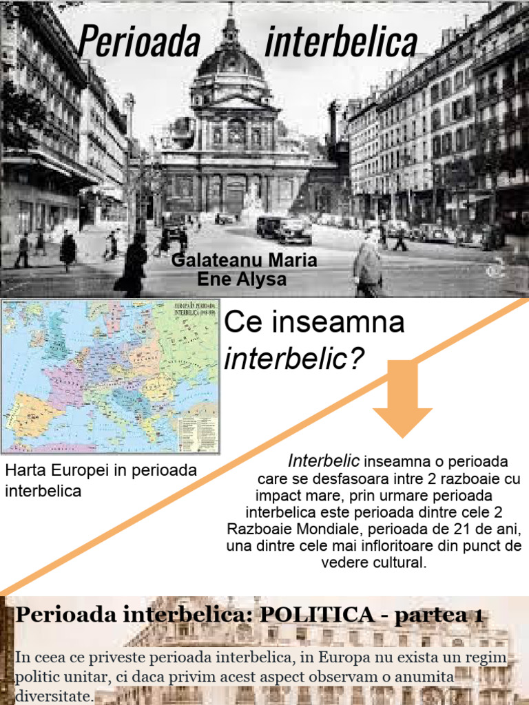 Perioada Interbelica | PDF