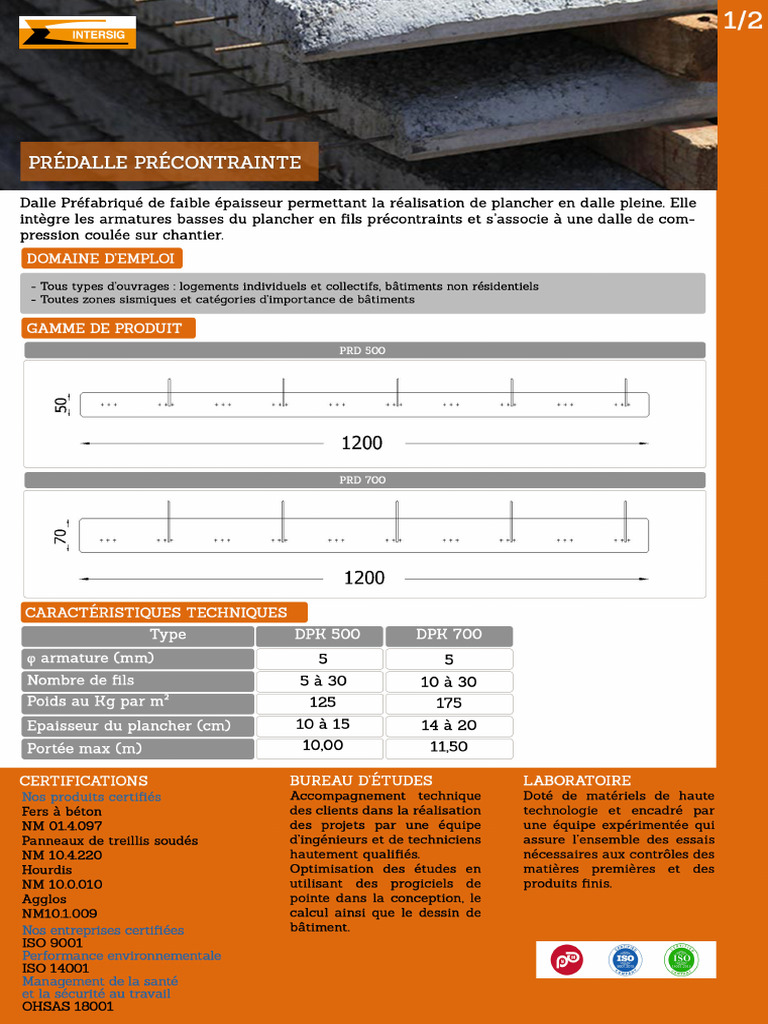 16 Predalle Precontrainte | PDF