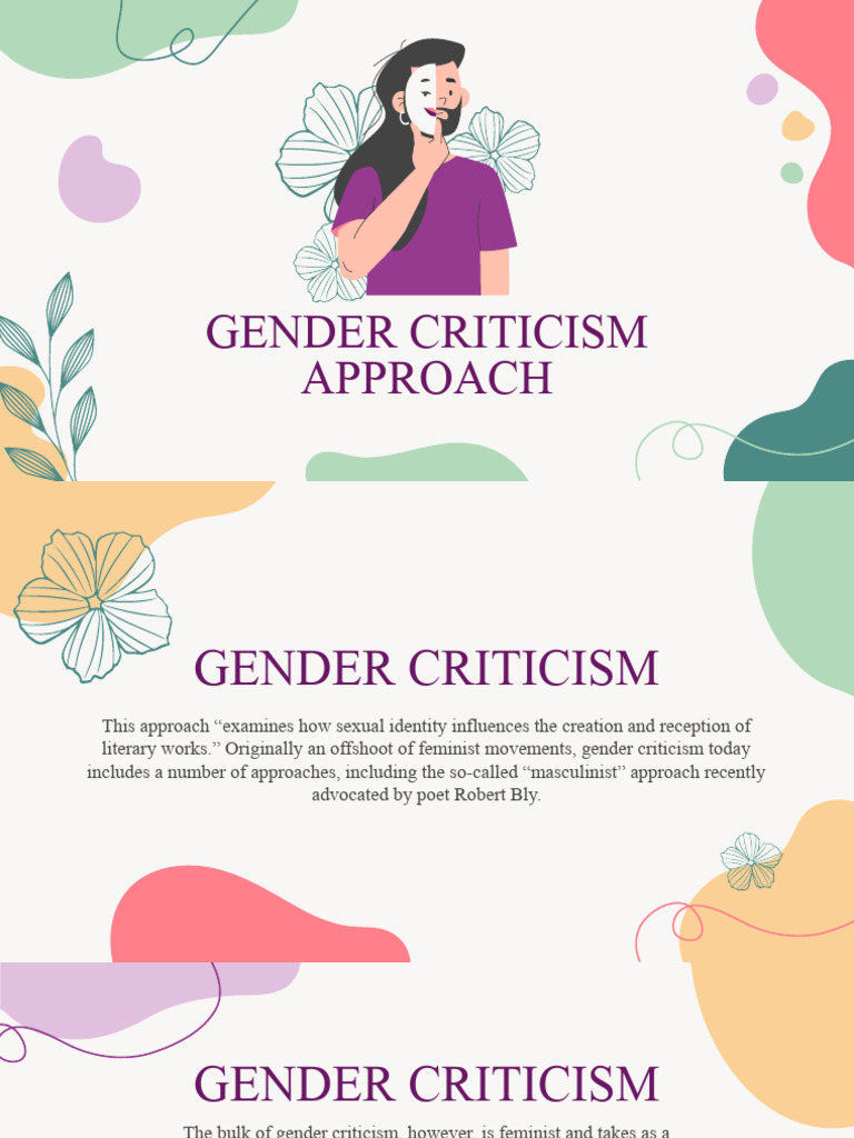 GENDER CRITICISM APPROACH PPT | PDF