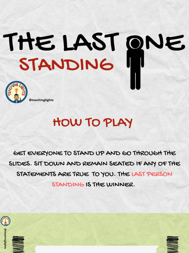 The Last One Standing | PDF