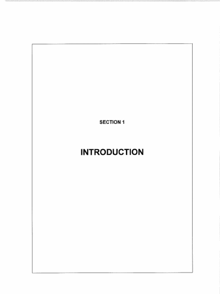 Section-1 Introduction | PDF