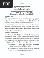 Pyidaungsu Font Keyboard Layout | PDF | Computing | Text