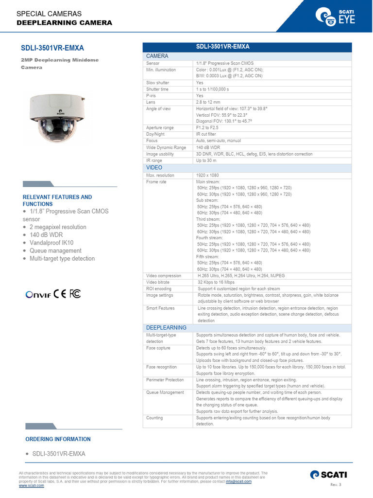 Sdli-3501vr-Emxa | PDF | Camera | Internet Architecture