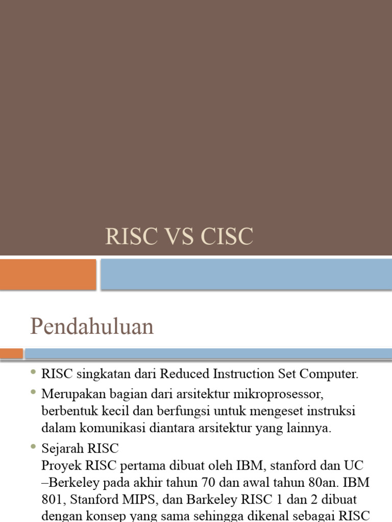 11-RISC Vs CISC | PDF