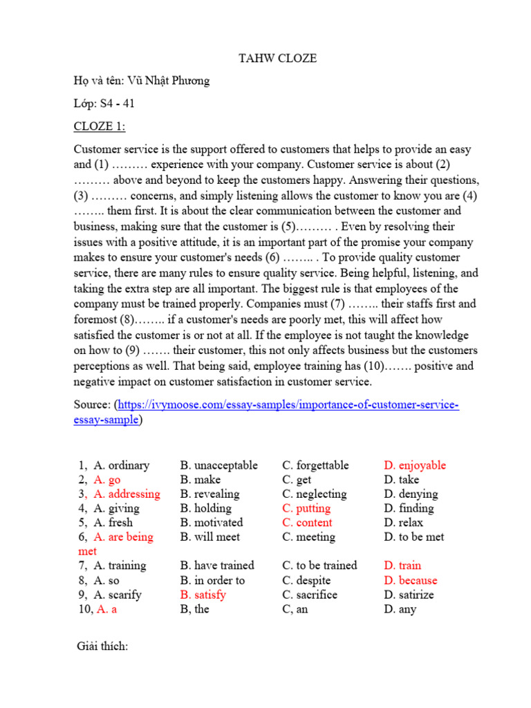 Cloze | PDF | Innovation | Neuroscience