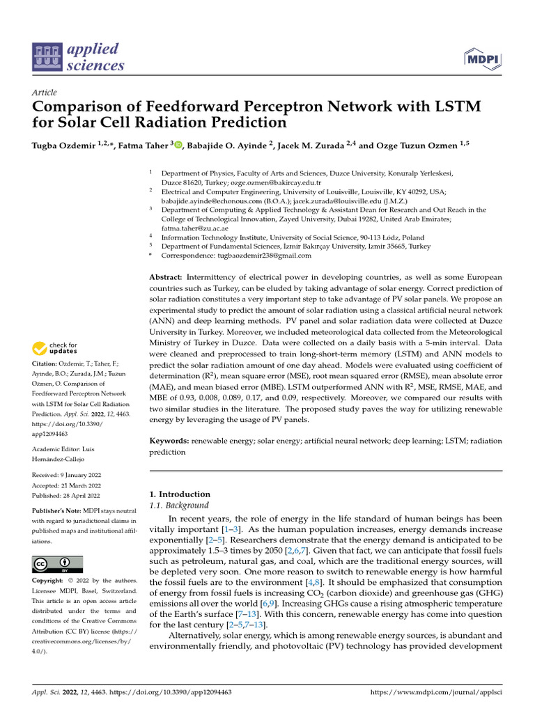 Applsci 12 04463 v2 | PDF | Science & Mathematics | Computers