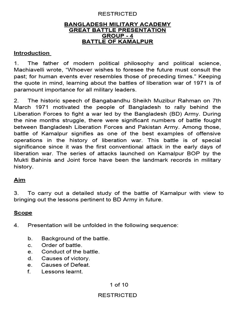 Bangladesh Military Academy | PDF
