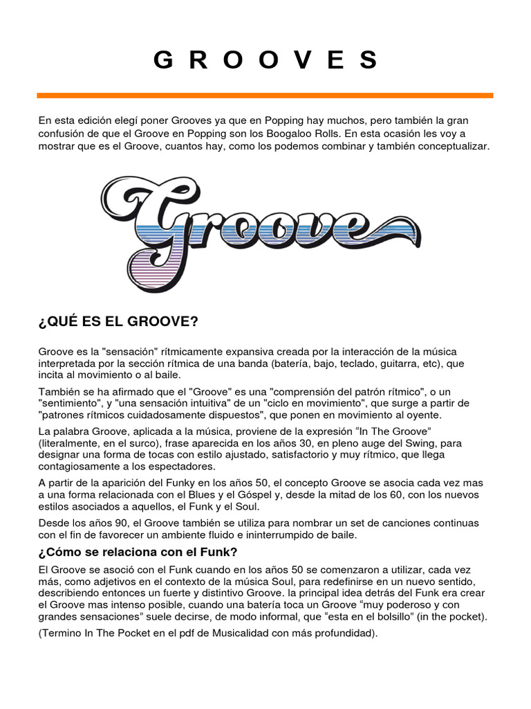 Grooves Vol 3 Pdf Musica Afroamericana Estilos Americanos De Música