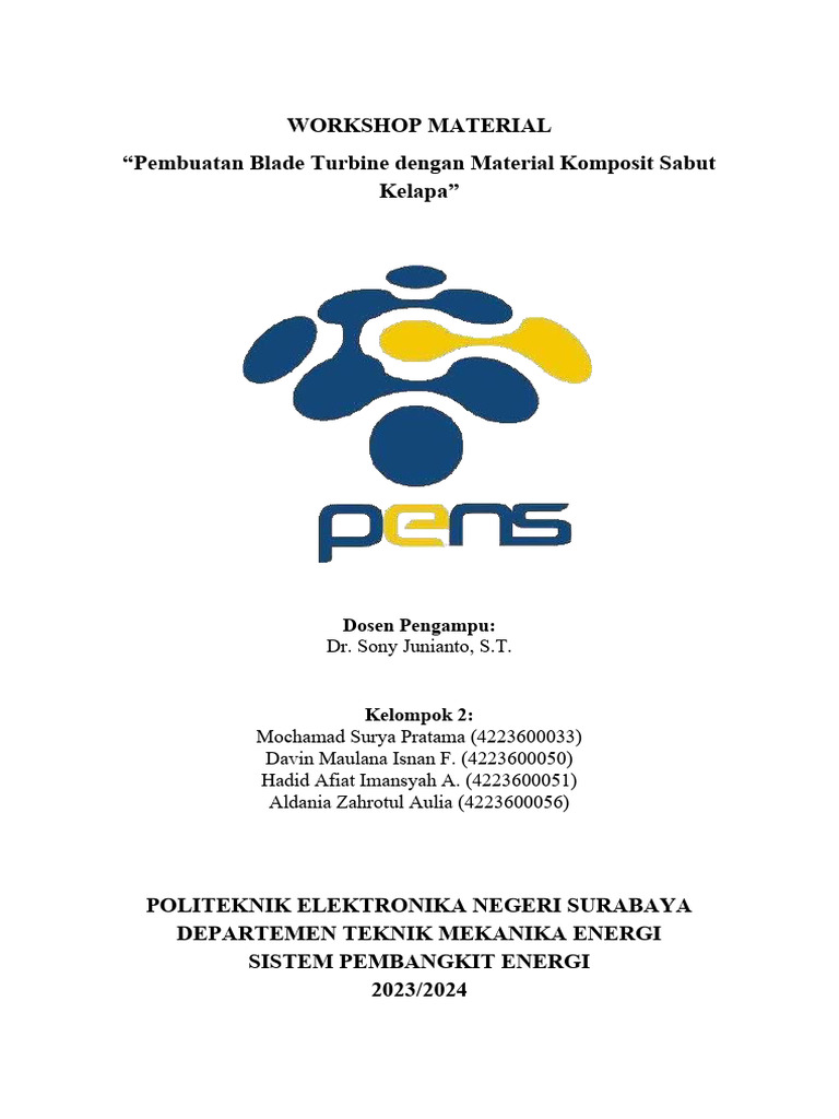 WORKSHOP MATERIAL | PDF