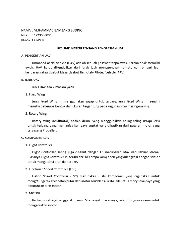 Muhammad Bambang Budiono - 034 Dirgantara | PDF