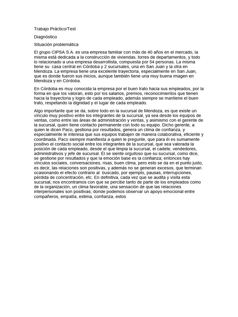 TP3 - Primera Parte Enunciado - Grupo y Liderazgo | PDF