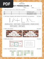 MATEMATIKA 4 Modele Testesh Sipas Periudhave | PDF