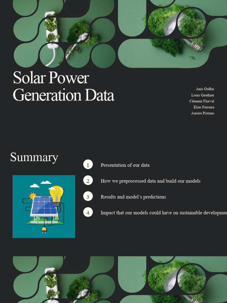Solar Power Generation Data-2 | PDF | Science & Mathematics | Computers