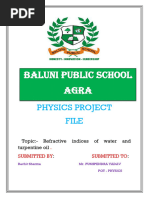 Physical Education Project Cover Page 1 | PDF