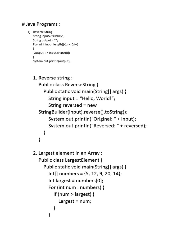 Java Program by Akshay | PDF