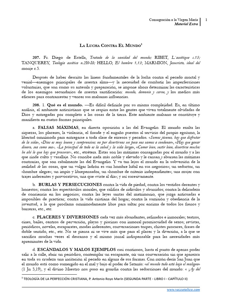 Lucha Contra El Mundo Royo Marin | PDF | Jesús | Creencia religiosa y ...