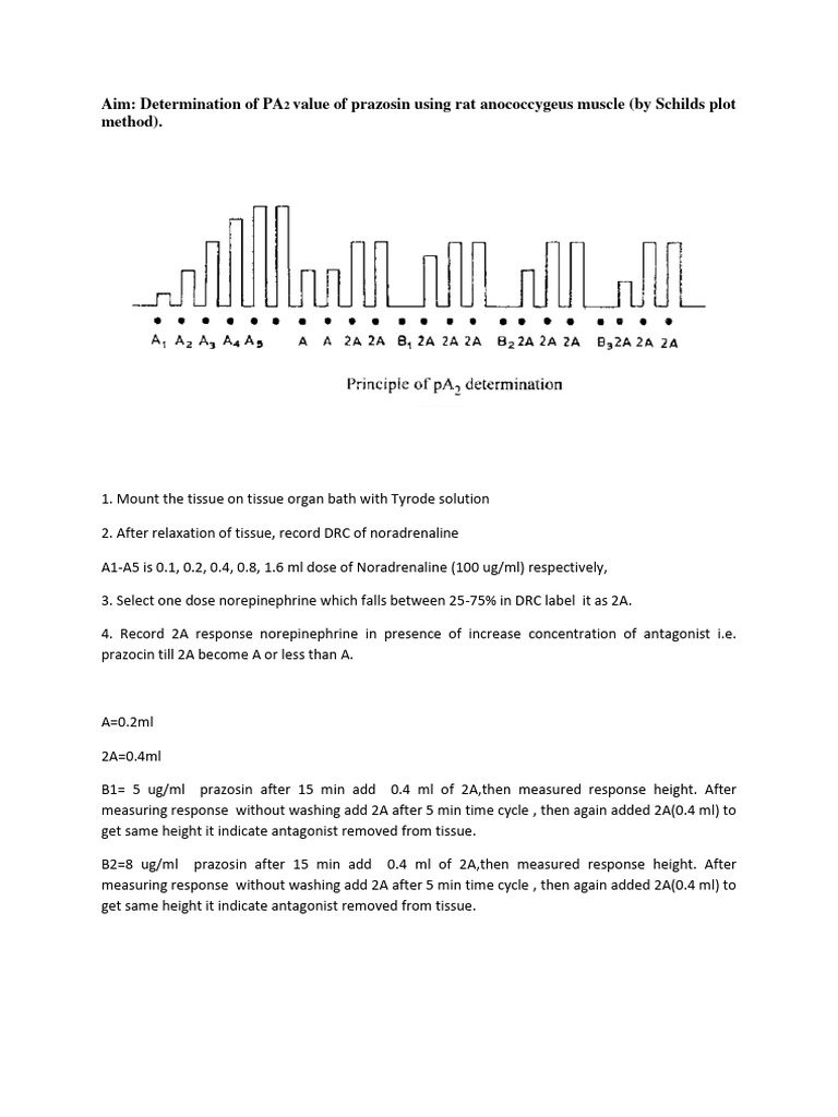 PA2 Value and PD2 Value | PDF | Norepinephrine | Chemistry