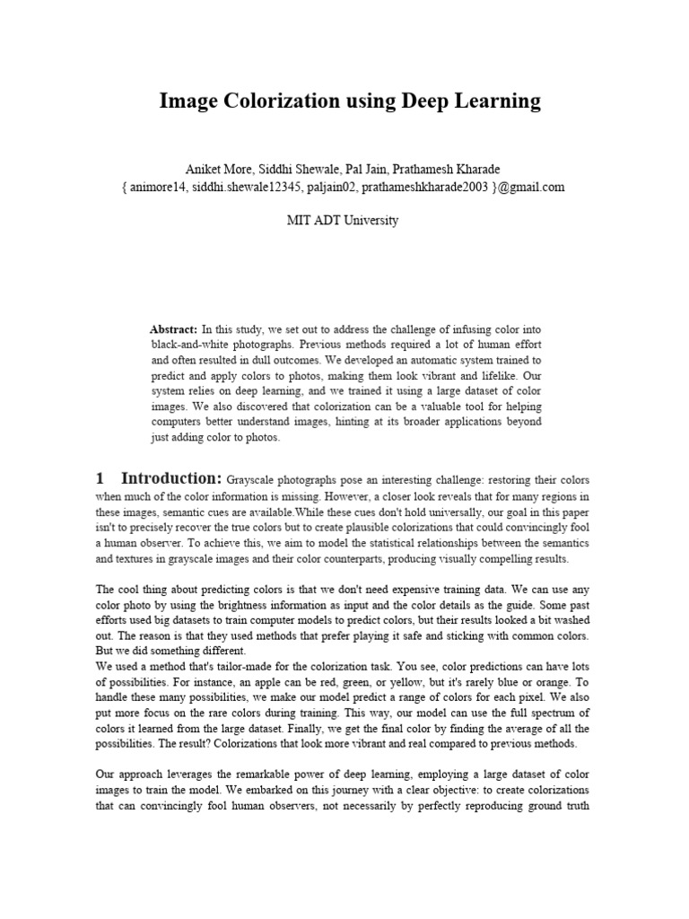 Project Paper | PDF | Mean Squared Error | Artificial Neural Network