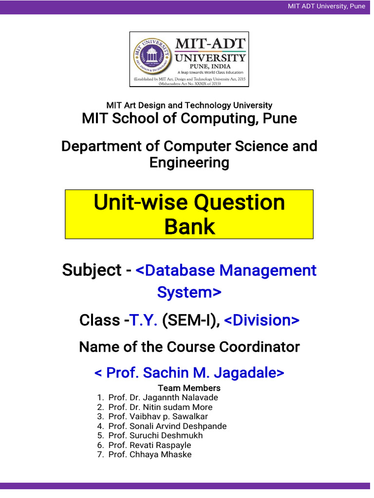 Question Bank Final | PDF