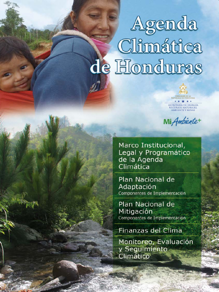 Agenda Climatica de Honduras | PDF | Honduras | Ciencias de la Tierra