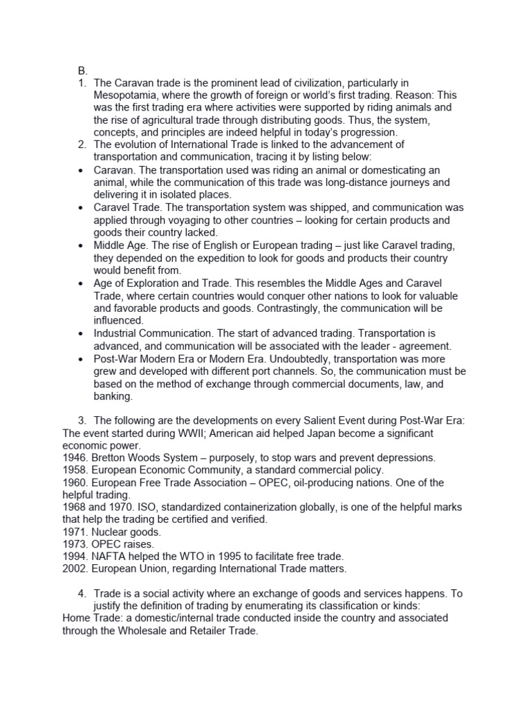The Caravan Trade Is The Prominent Lead of Civilization | PDF | Trade ...