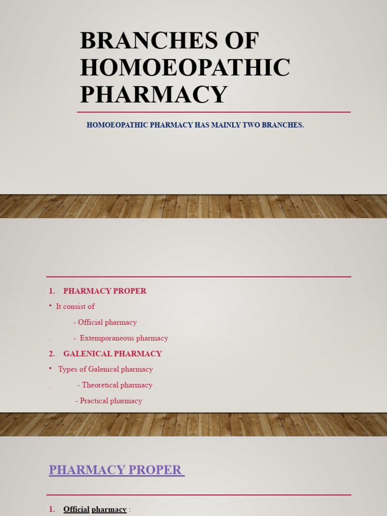 Pharmacy Presentation Pdf