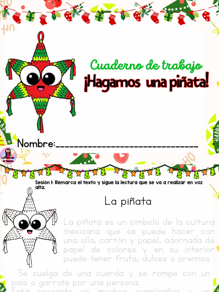 Hoja De Trabajo Sobre La Historia De La Piñata La Mayoría De La